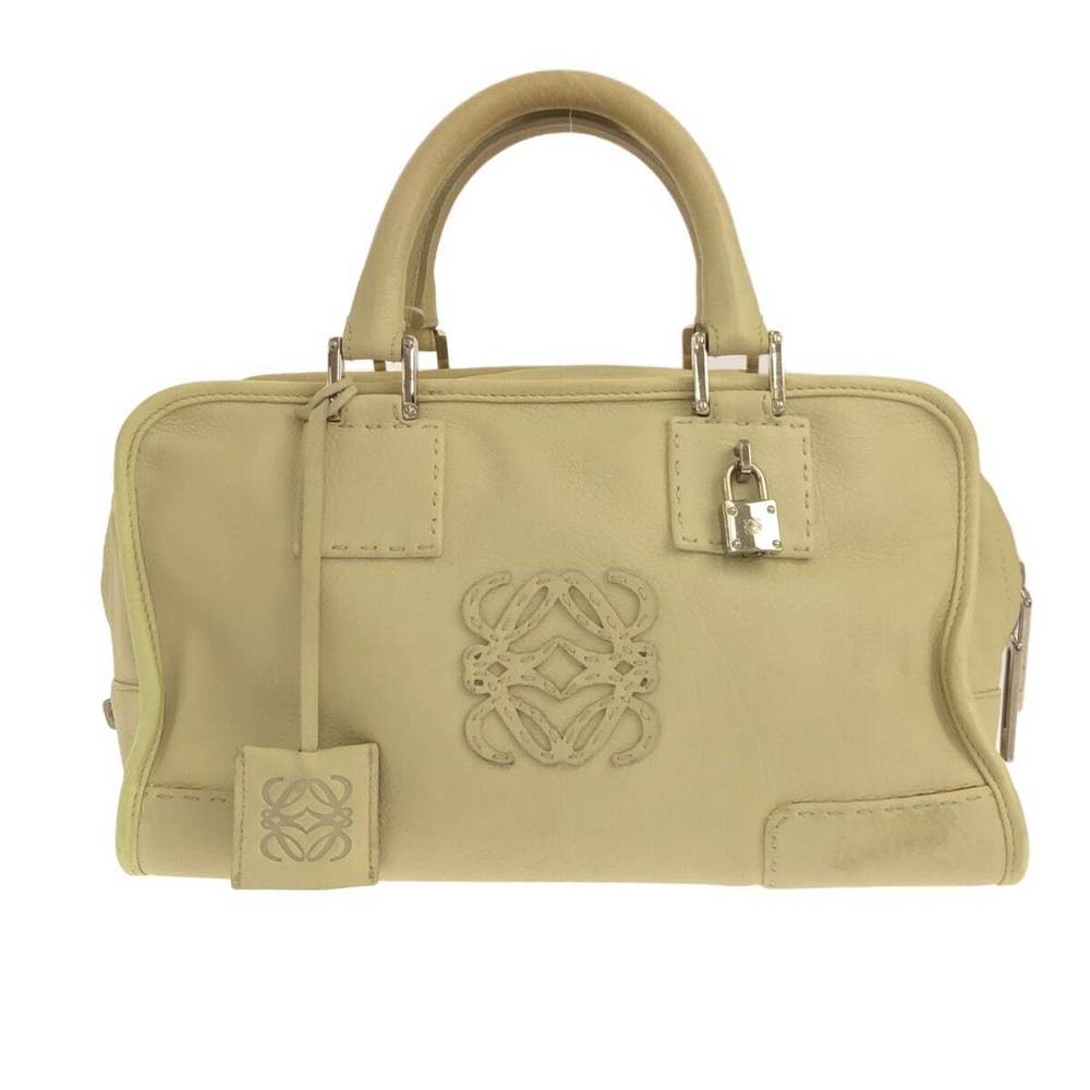 Loewe Amazona 28 Handbag Leather Ivory - Gem